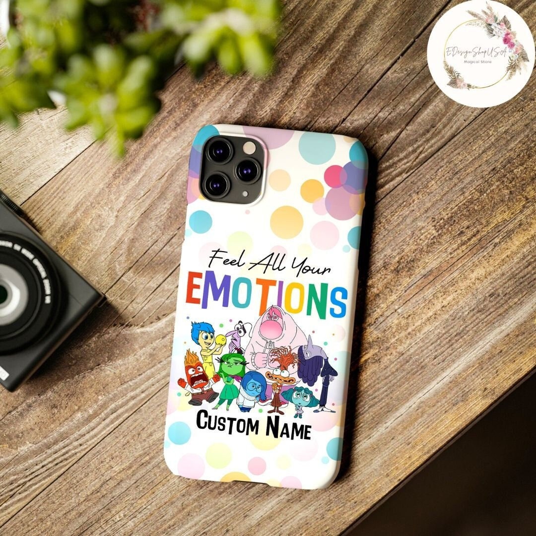 Personalized Disney Inside Out Phone Case, Inside Out 2 Movie 2024 ...