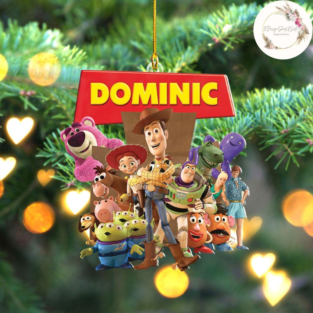 Personalized Toy Story Christmas Ornament, Toy Story Ornament, Buzz ...