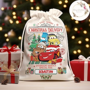 Personalized Disney Cars Special Delivery Disney Christmas Sack, Gift ...