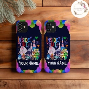 Personalized Disney Inside Out Phone Case, Inside Out 2 Movie 2024 ...