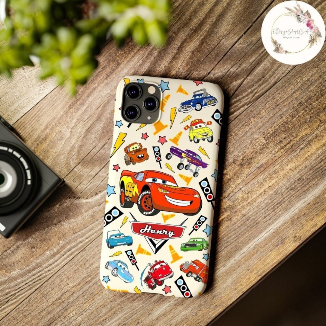 Personalized Disney Pixar Cars Phone Case, Lightning Mcqueen Tow Mater ...
