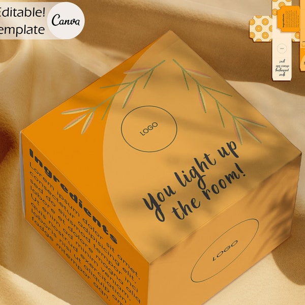 Box Template Custom Box Square Box Design Box Cut Gift Box Template ...