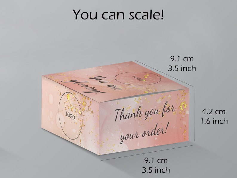 Box Template Custom Box Square Box Design Box Cut Gift Box Template ...
