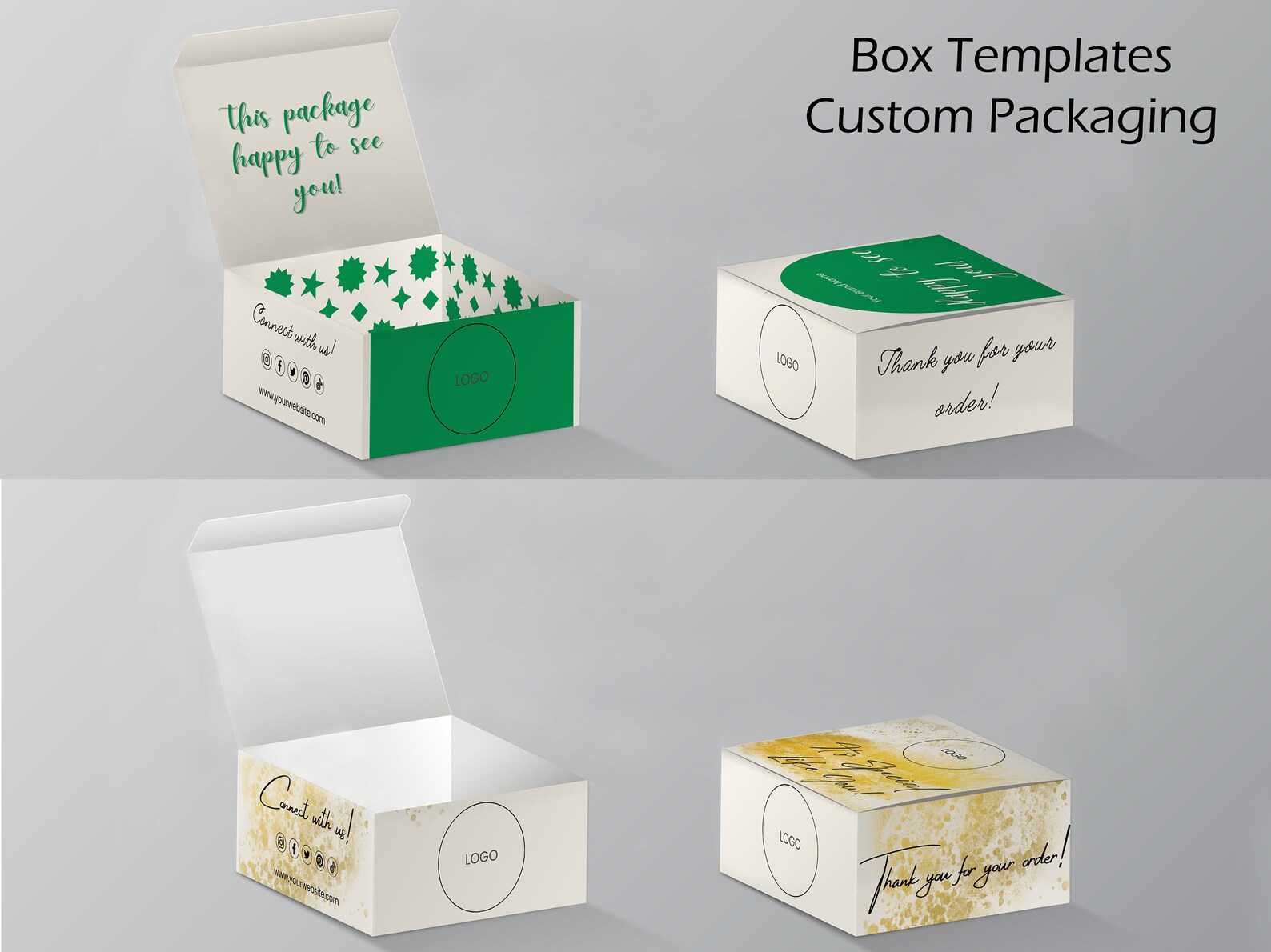 Box Template Custom Box Square Box Design Box Cut Gift Box Template ...