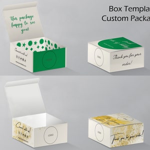 Box Template Custom Box Square Box Design Box Cut Gift Box Template ...