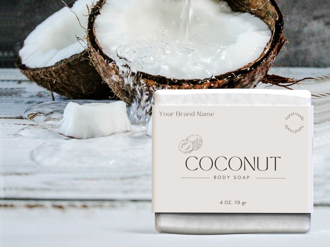 Soap Bar Label Template Soap Packaging Template Small Business ...