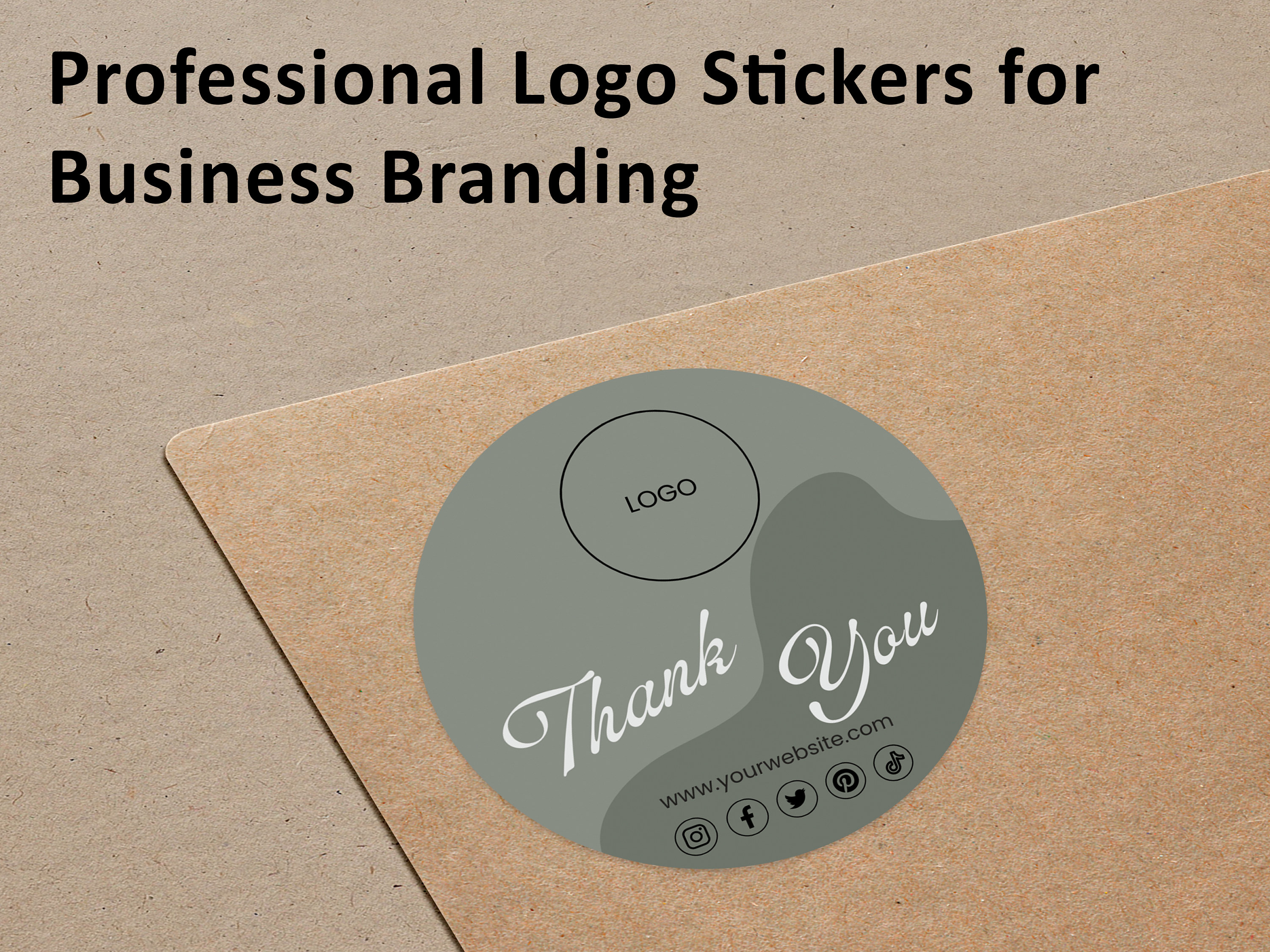 Custom Sticker Business Sticker Template Personalized Sticker Logo ...