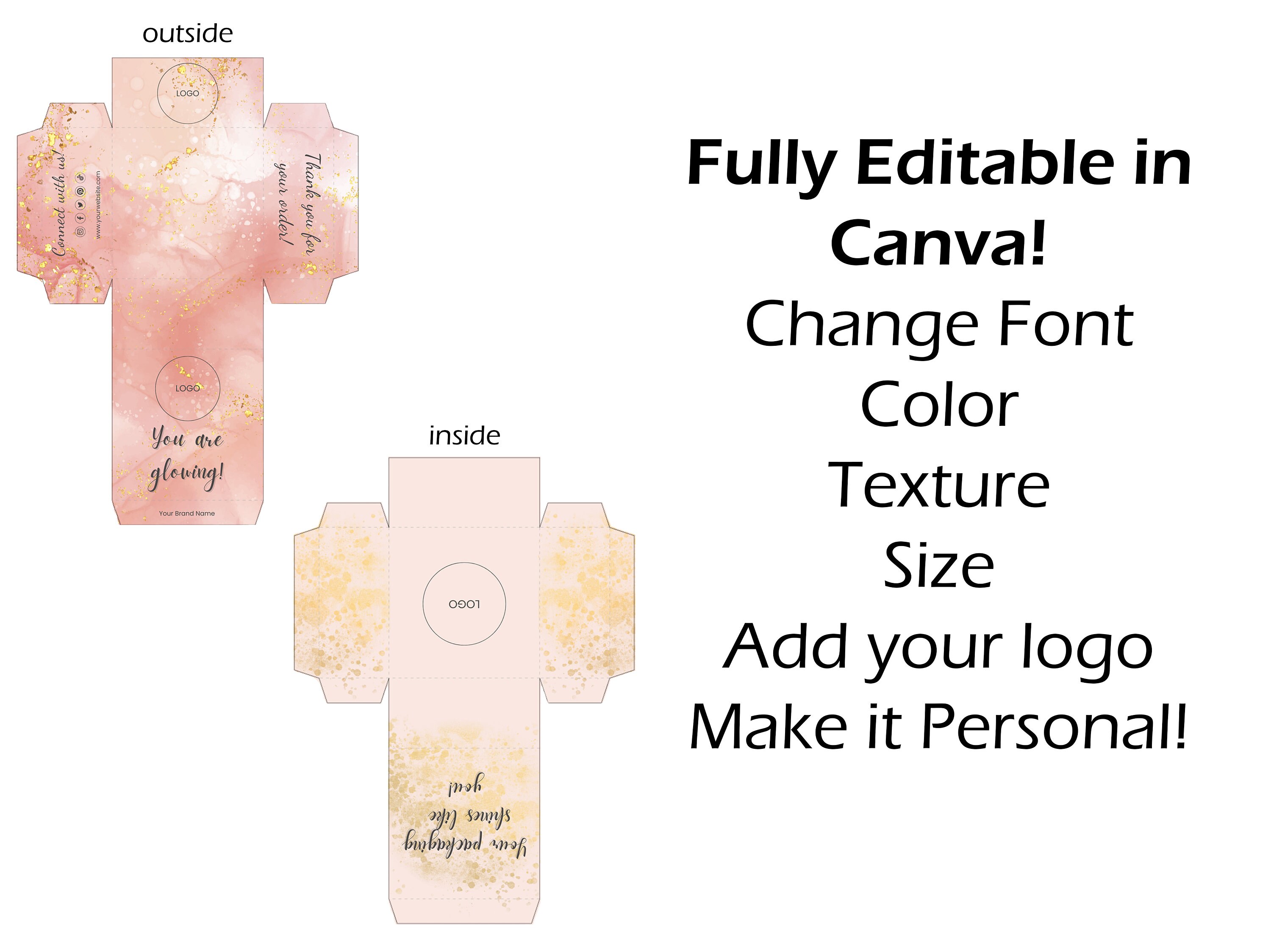 Box Template Custom Box Square Box Design Box Cut Gift Box Template ...