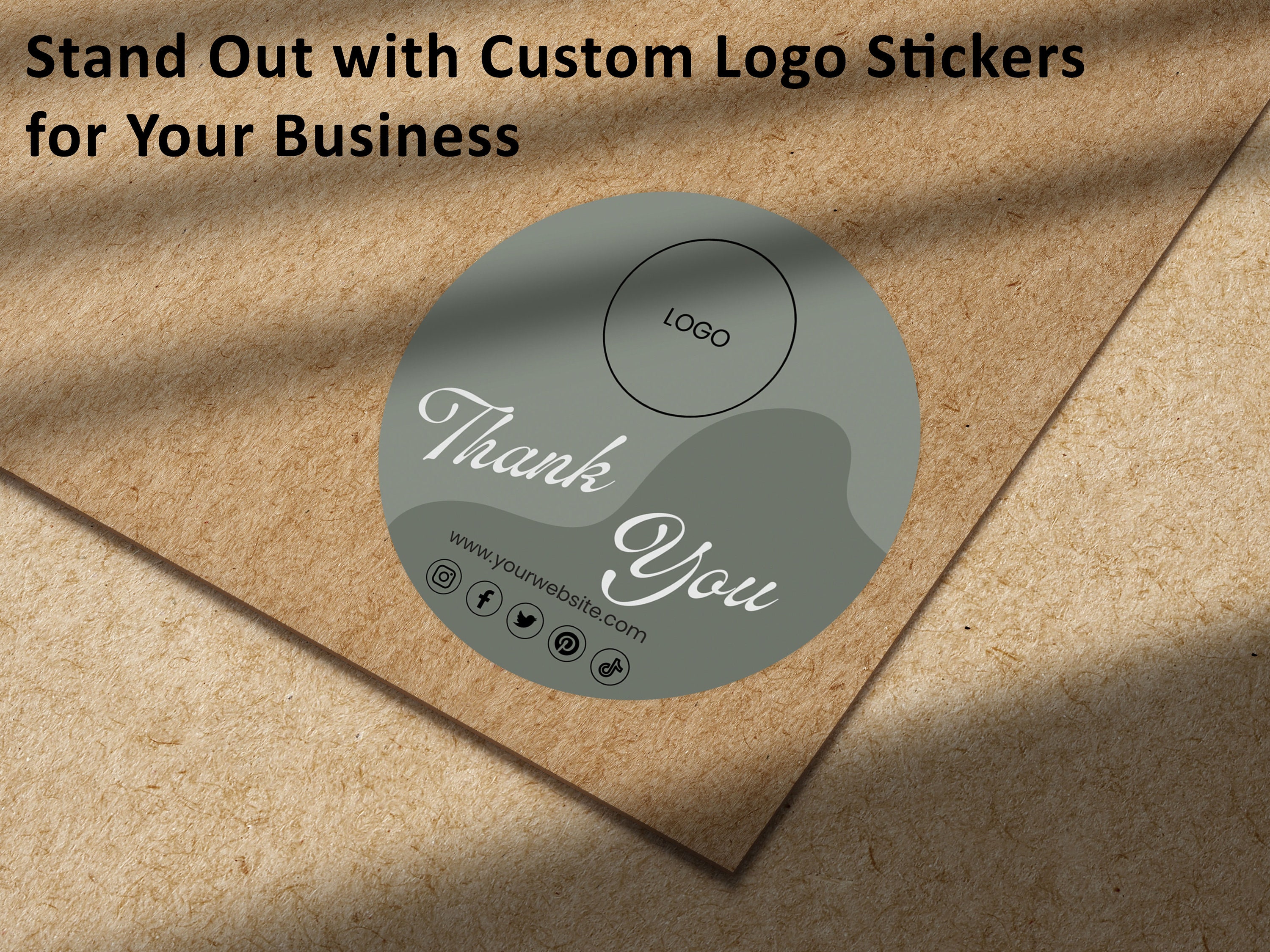 Custom Sticker Business Sticker Template Personalized Sticker Logo ...