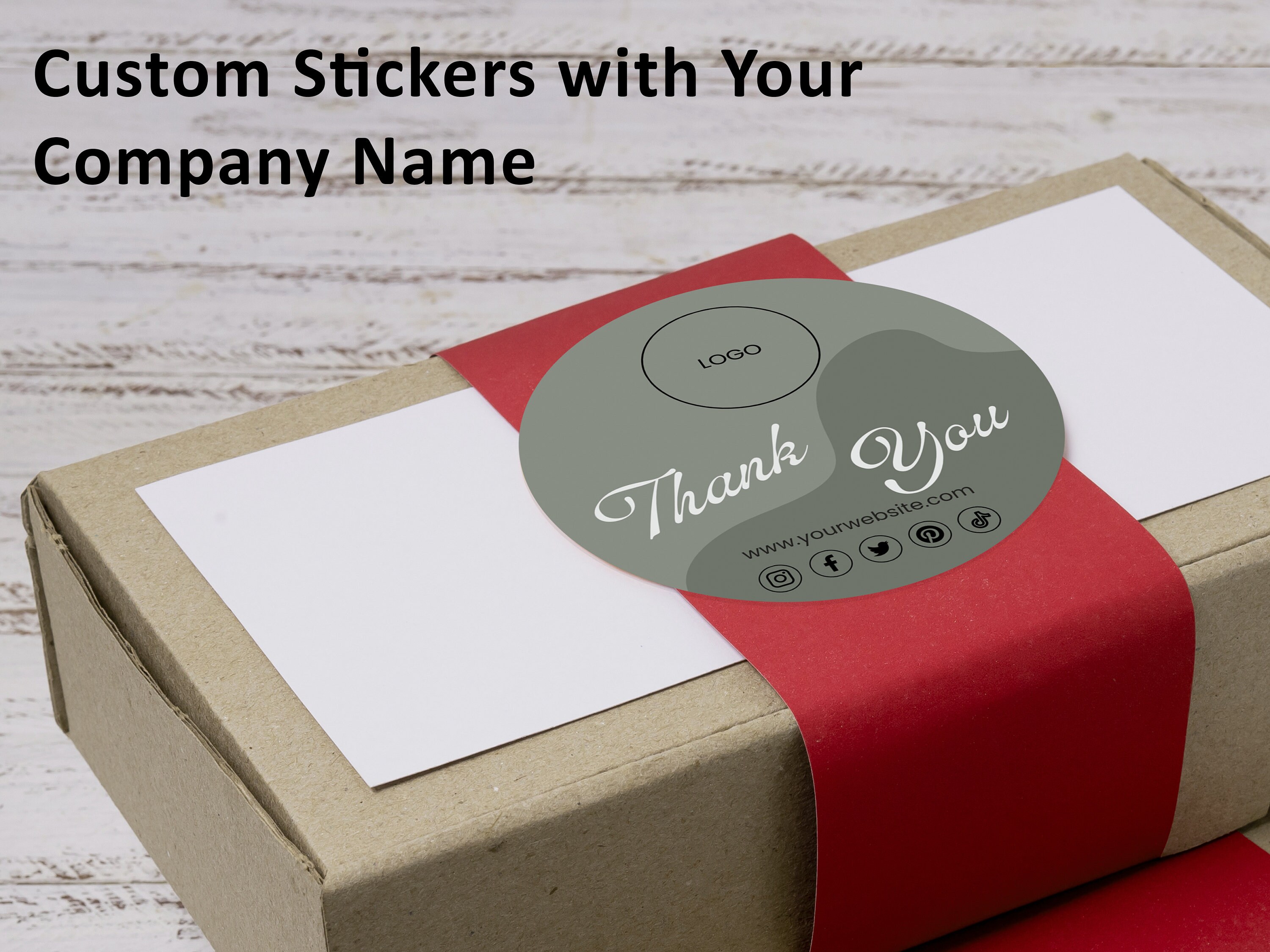 Custom Sticker Business Sticker Template Personalized Sticker - Etsy