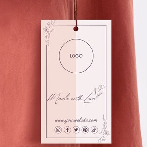 Small Business Tag Price Tag Editable Tag Template Clothing Pricing ...