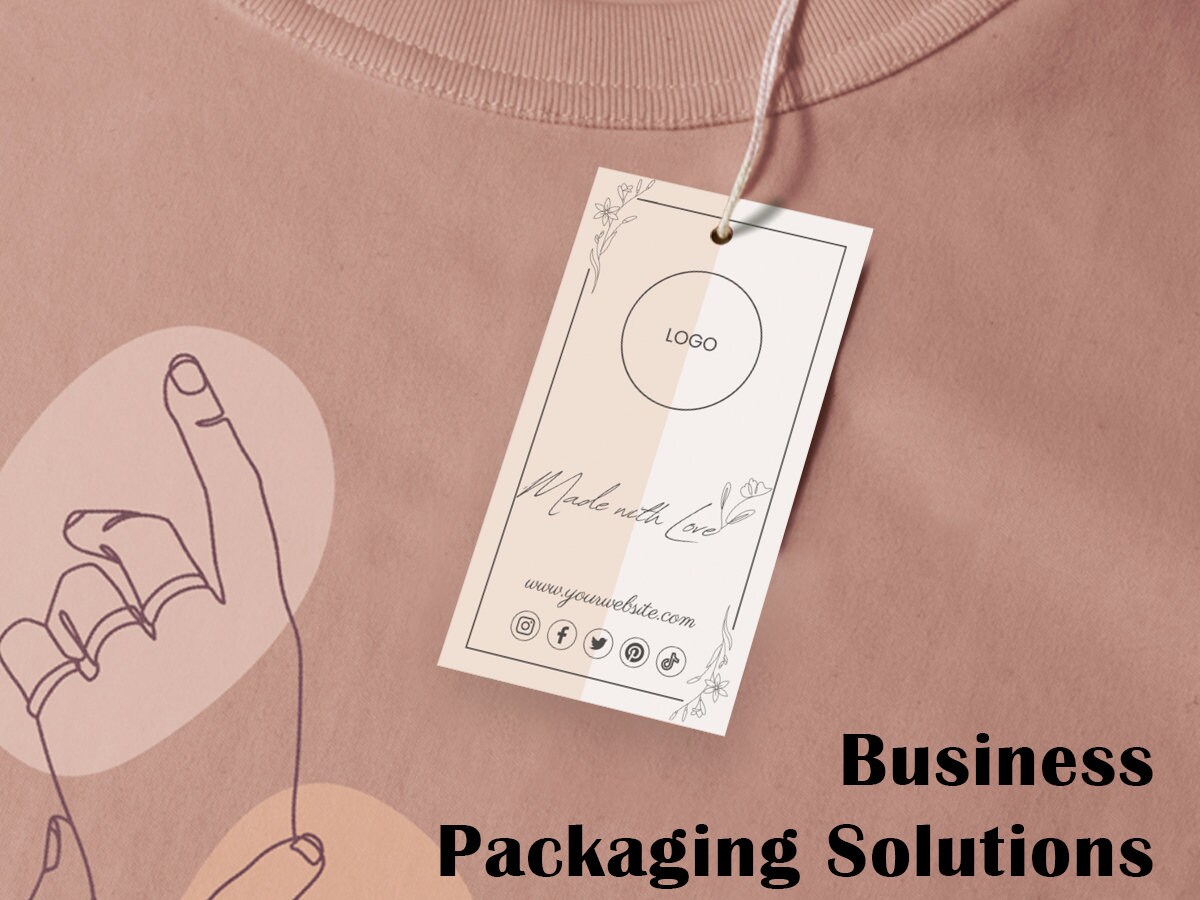 Small Business Tag Price Tag Editable Tag Template Clothing Pricing ...