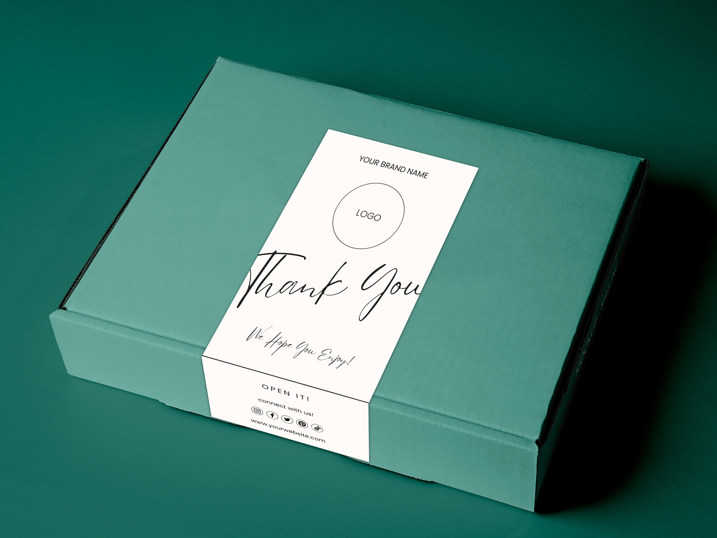 Box Label Template Custom Packaging Label Business Label Sticker ...