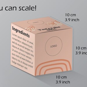 Box Template Custom Box Square Box Design Box Cut Gift Box Template ...