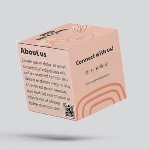 Box Template Custom Box Square Box Design Box Cut Gift Box Template ...