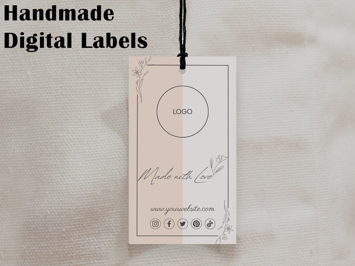 Small Business Tag Price Tag Editable Tag Template Clothing Pricing ...