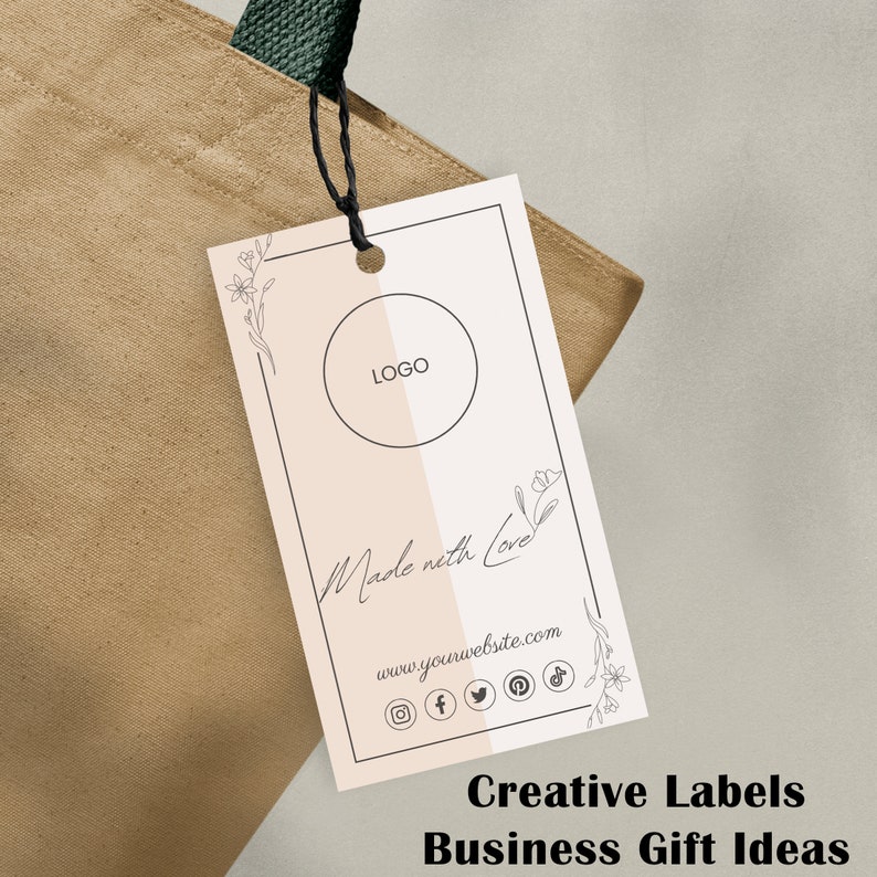 Small Business Tag Price Tag Editable Tag Template Clothing Pricing ...