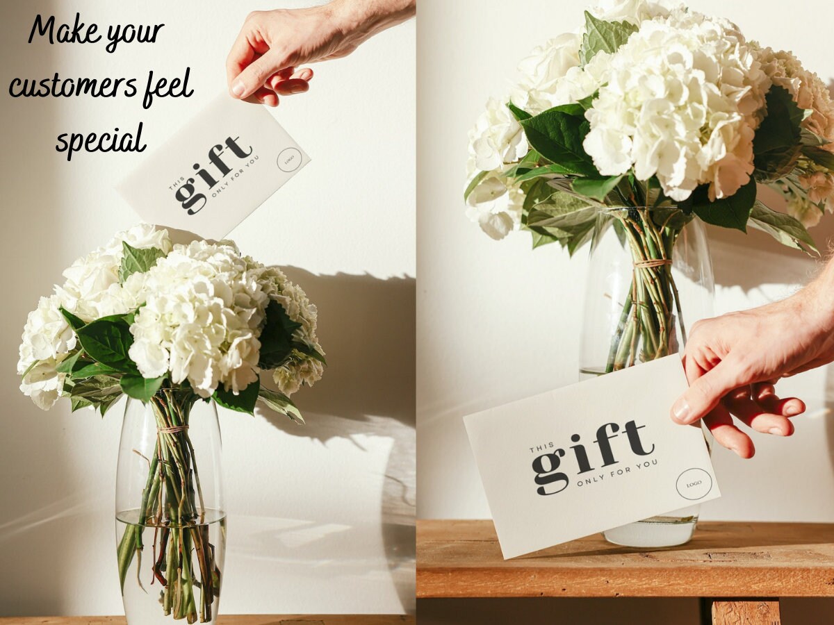 Business Gift Card Personalized Gift Voucher Template Elegant Gift Card ...