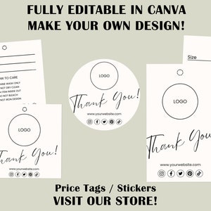 Custom Sticker Business Sticker Template Personalized Sticker Logo ...