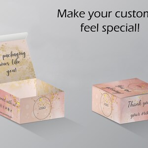 Box Template Custom Box Square Box Design Box Cut Gift Box Template ...