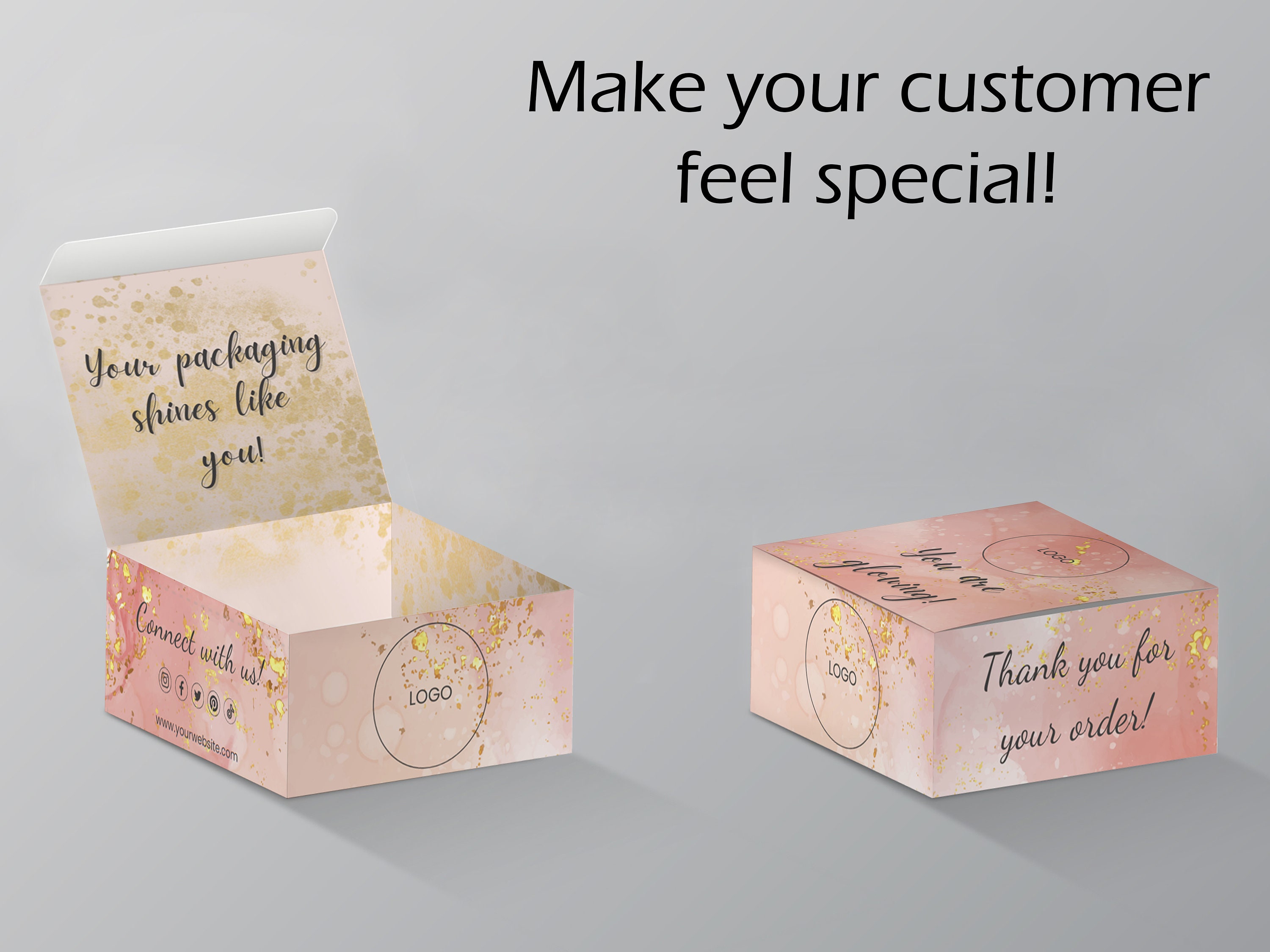 Box Template Custom Box Square Box Design Box Cut Gift Box Template ...