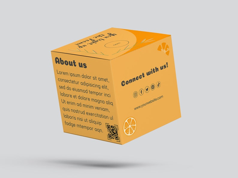 Box Template Custom Box Square Box Design Box Cut Gift Box Template ...