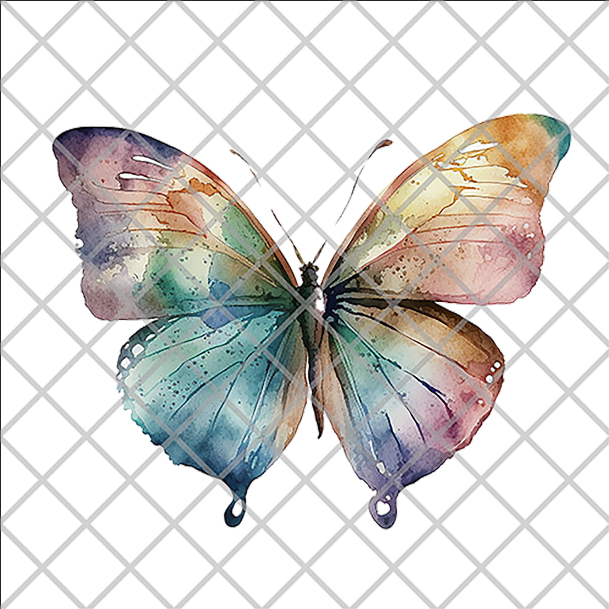 20 Watercolor Butterflies Clipart Painted Butterfly Clipart - Etsy