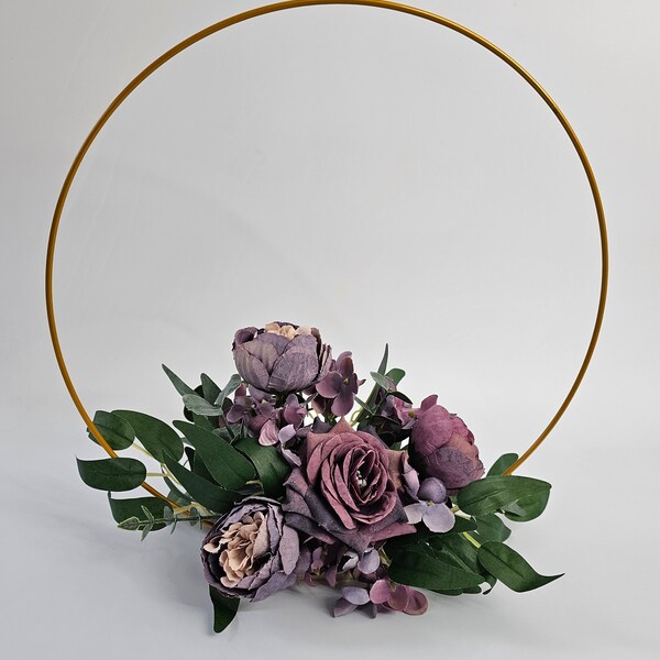 Floral Hoop Centerpiece - Etsy UK