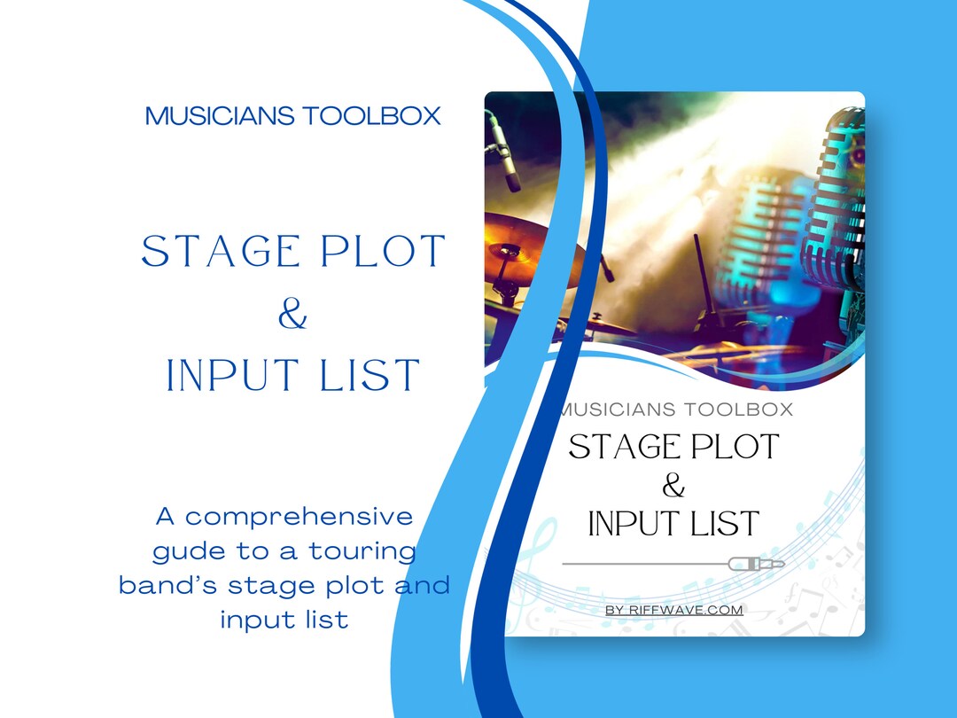 How to Create Stage Plots and Input Lists for Bands and Singers - Etsy