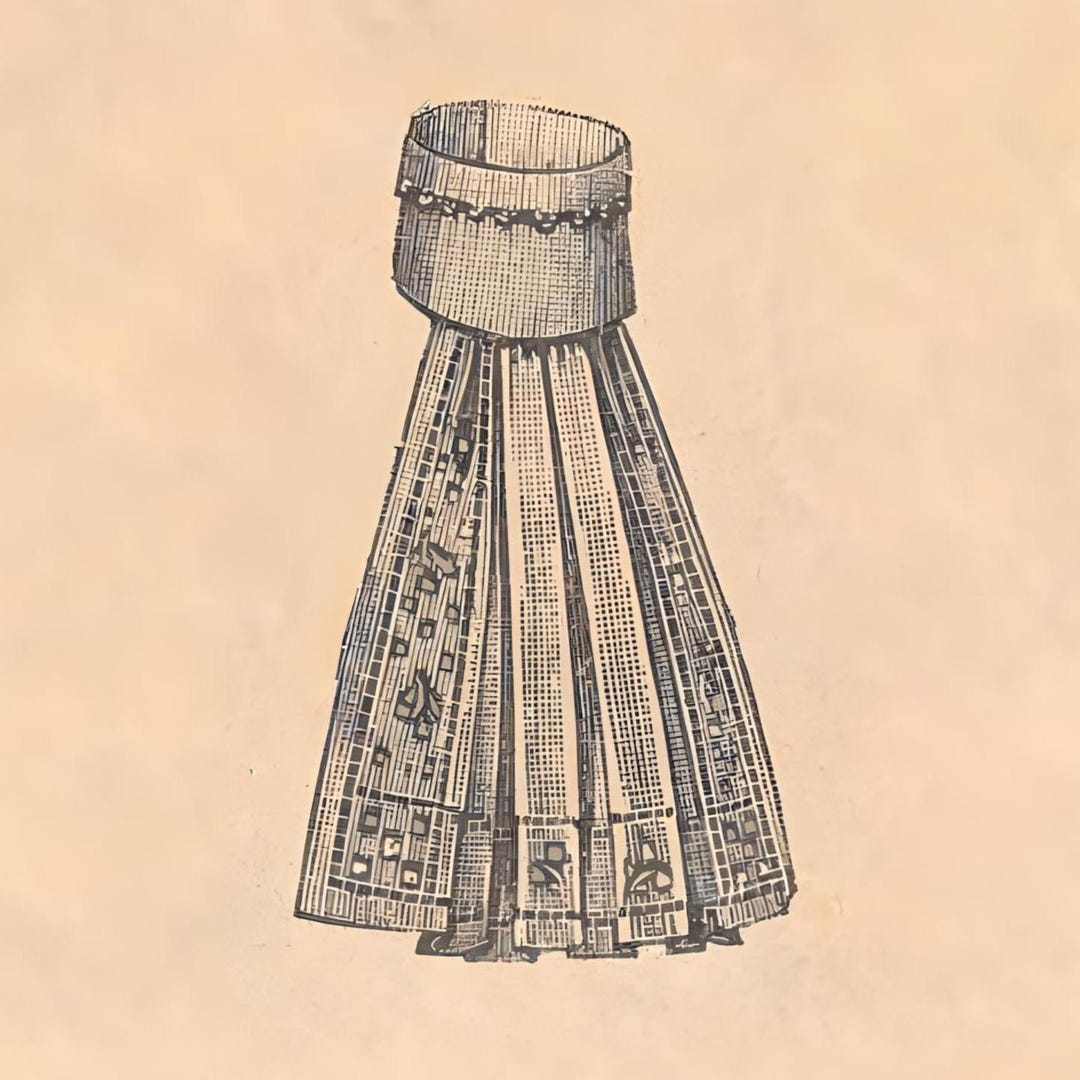 1919 Jabot of Cotton Voile | Sewing Pattern - Etsy