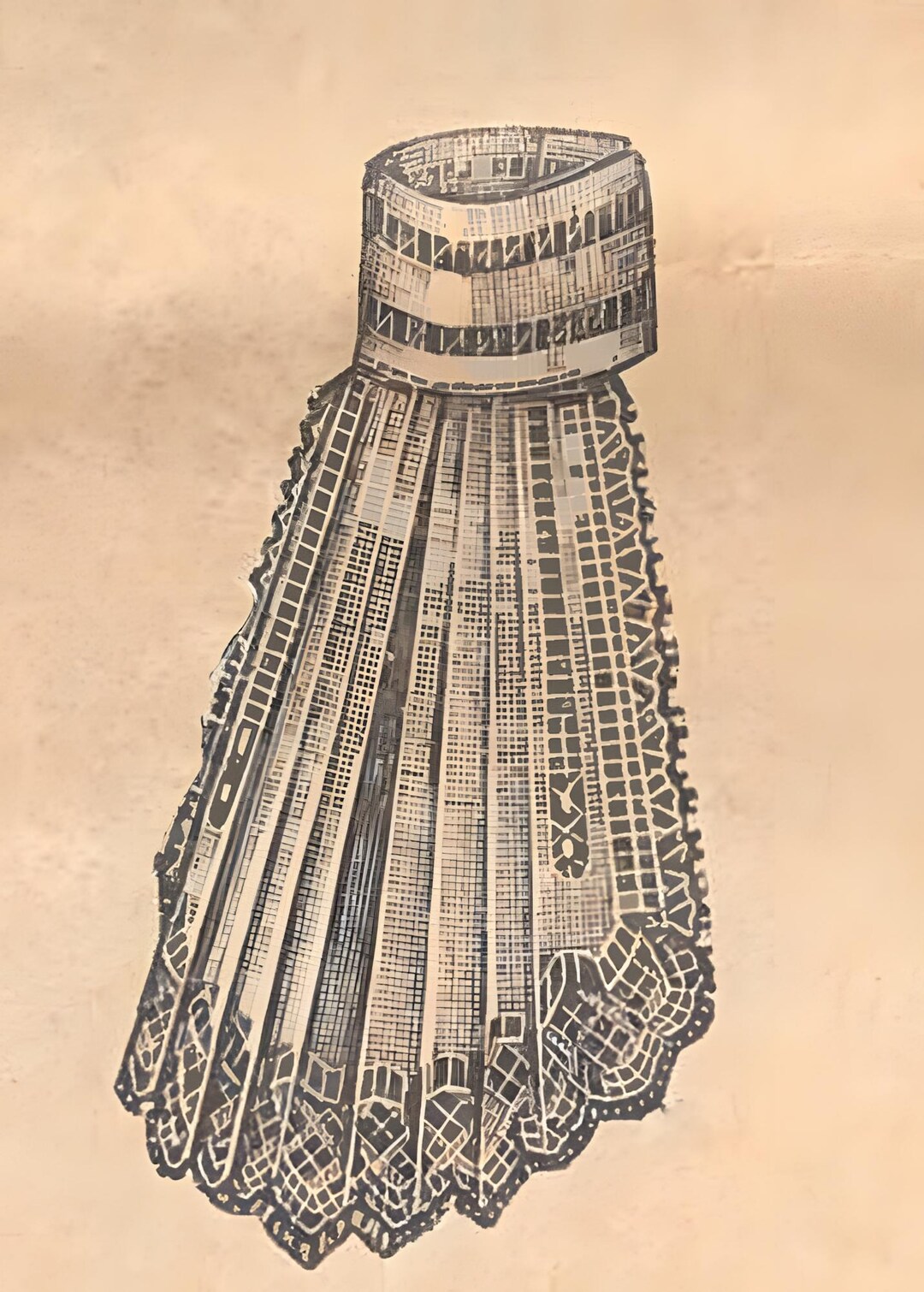 1919 Pleated Jabot | PDF Sewing Pattern | Read Description - Etsy