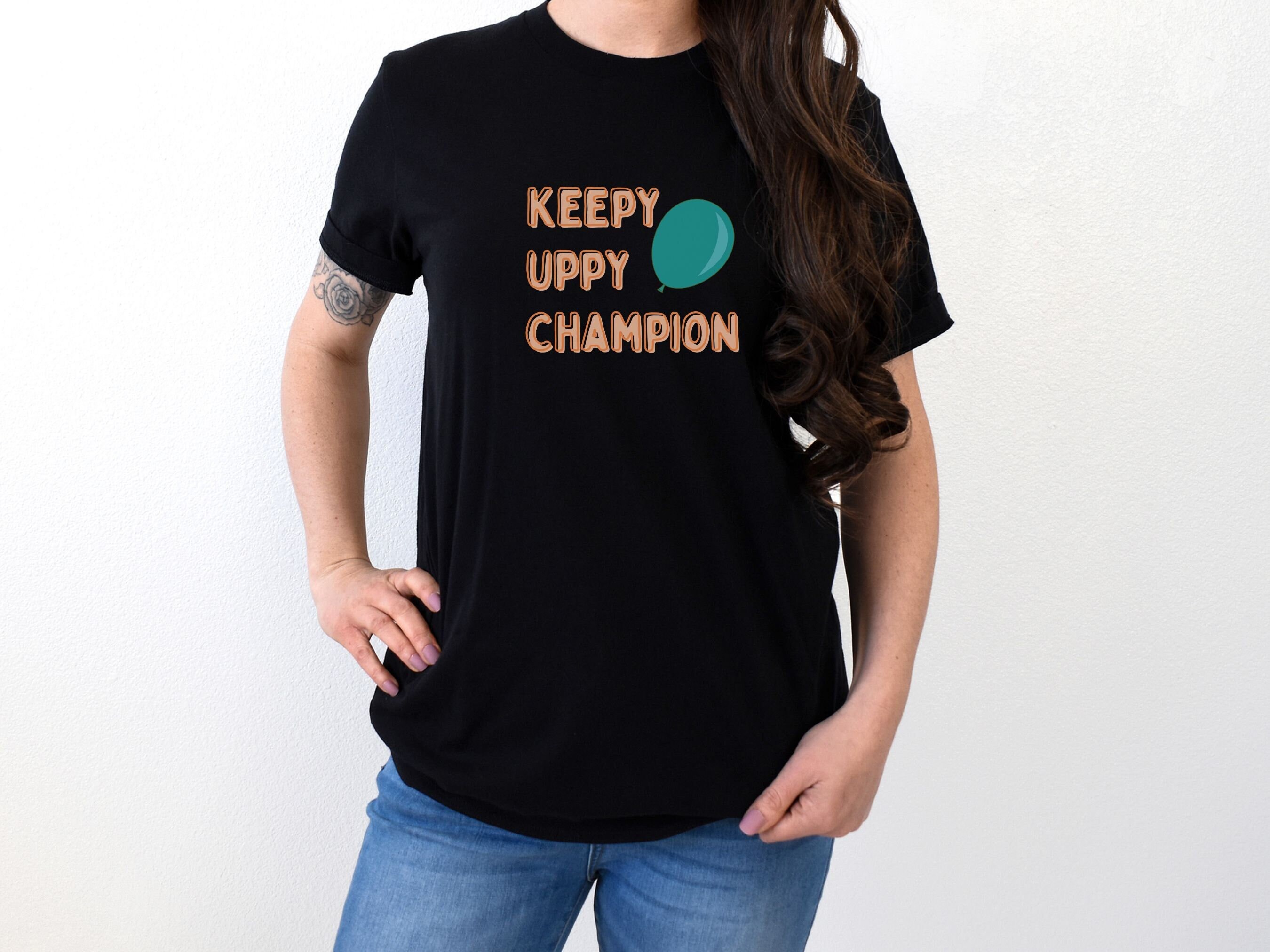 Keepy Uppy Champion, Blue Heeler Inspired T-shirt, Keep the Balloon up ...