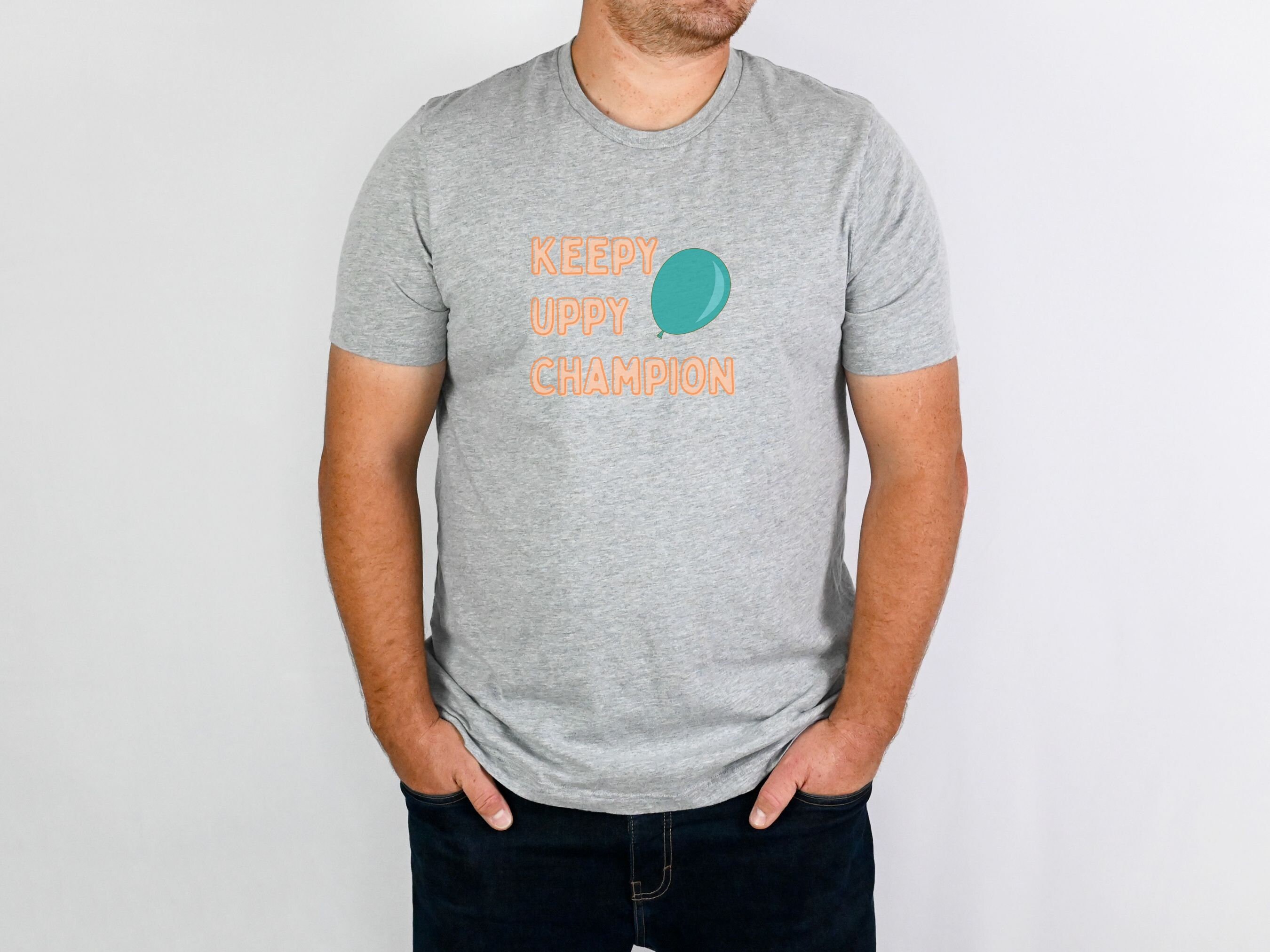 Keepy Uppy Champion, Blue Heeler Inspired T-shirt, Keep the Balloon up ...