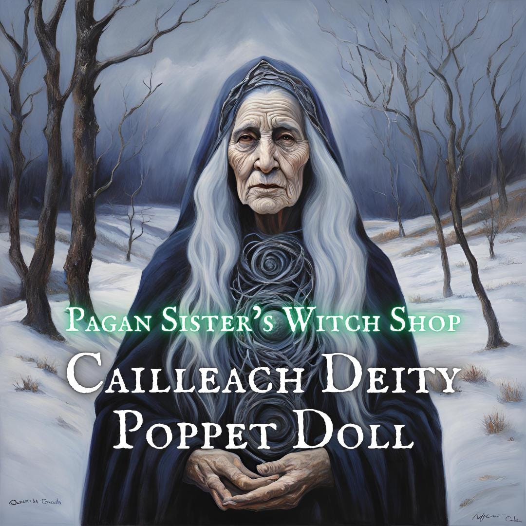 Cailleach Deity Poppet Doll Goddess of the Cold and the Winds / Winter ...