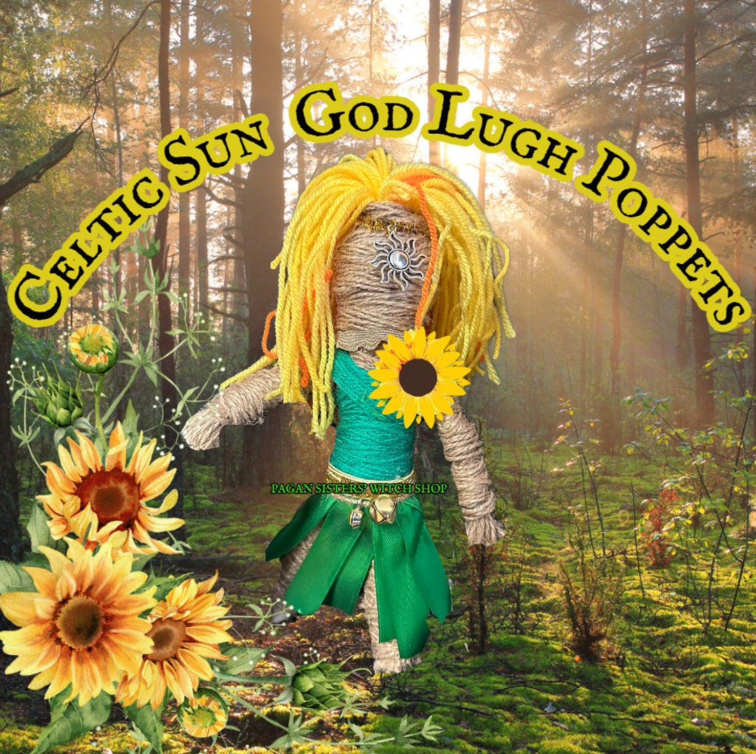 Celtic Sun God Lugh / Poppet Doll Handcrafted by Irish Witch / Warrior ...