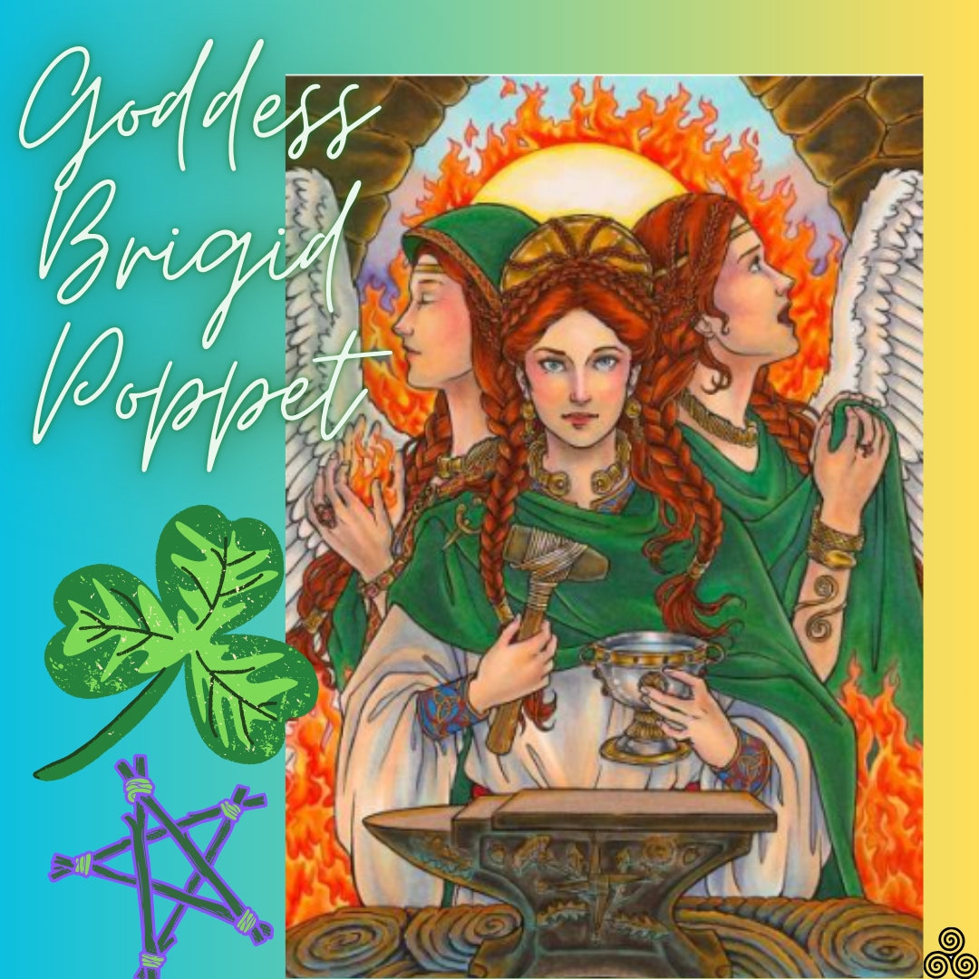 Goddess Brigid Poppet Doll Perfect for Deity Work Fertility Banishment ...