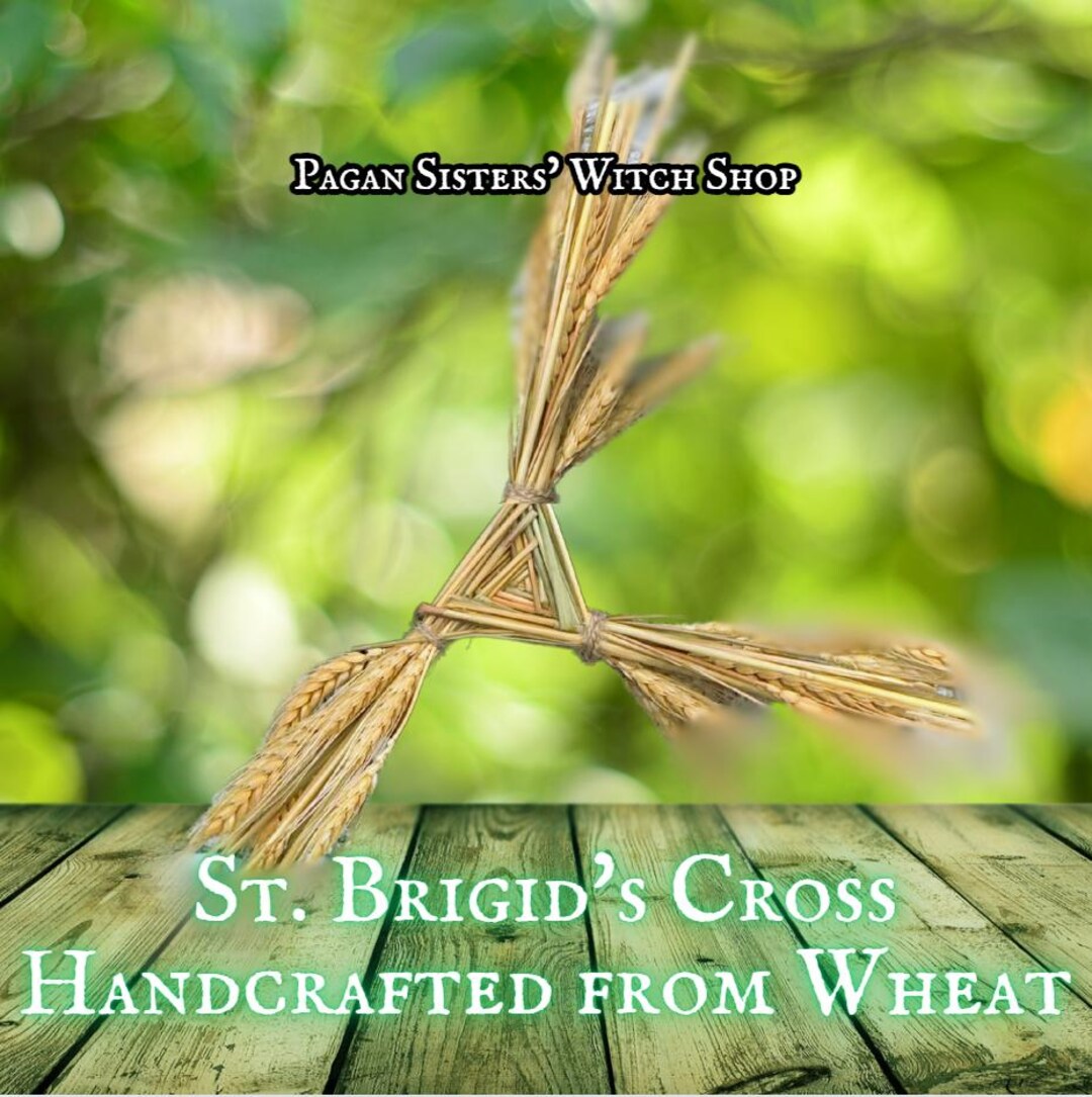 St. Brigid's Cross Handcrafted Three Armed Imbolc Home Protection ...