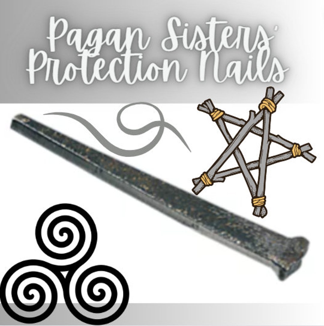 Pagan Sisters Protection Nails / Coffin Blessed by Pagan - Etsy