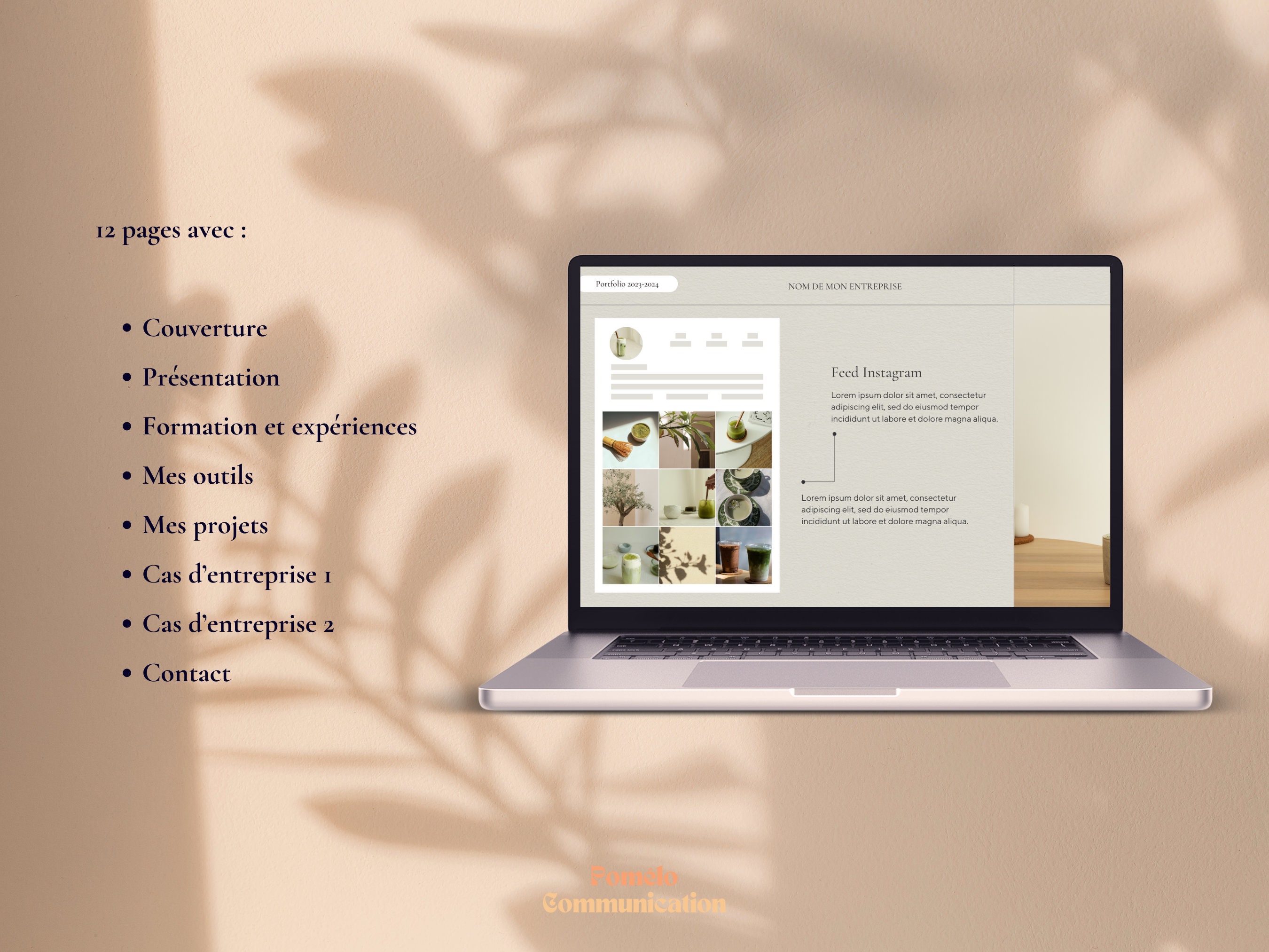 Template Portfolio Community manager | Template social media ...