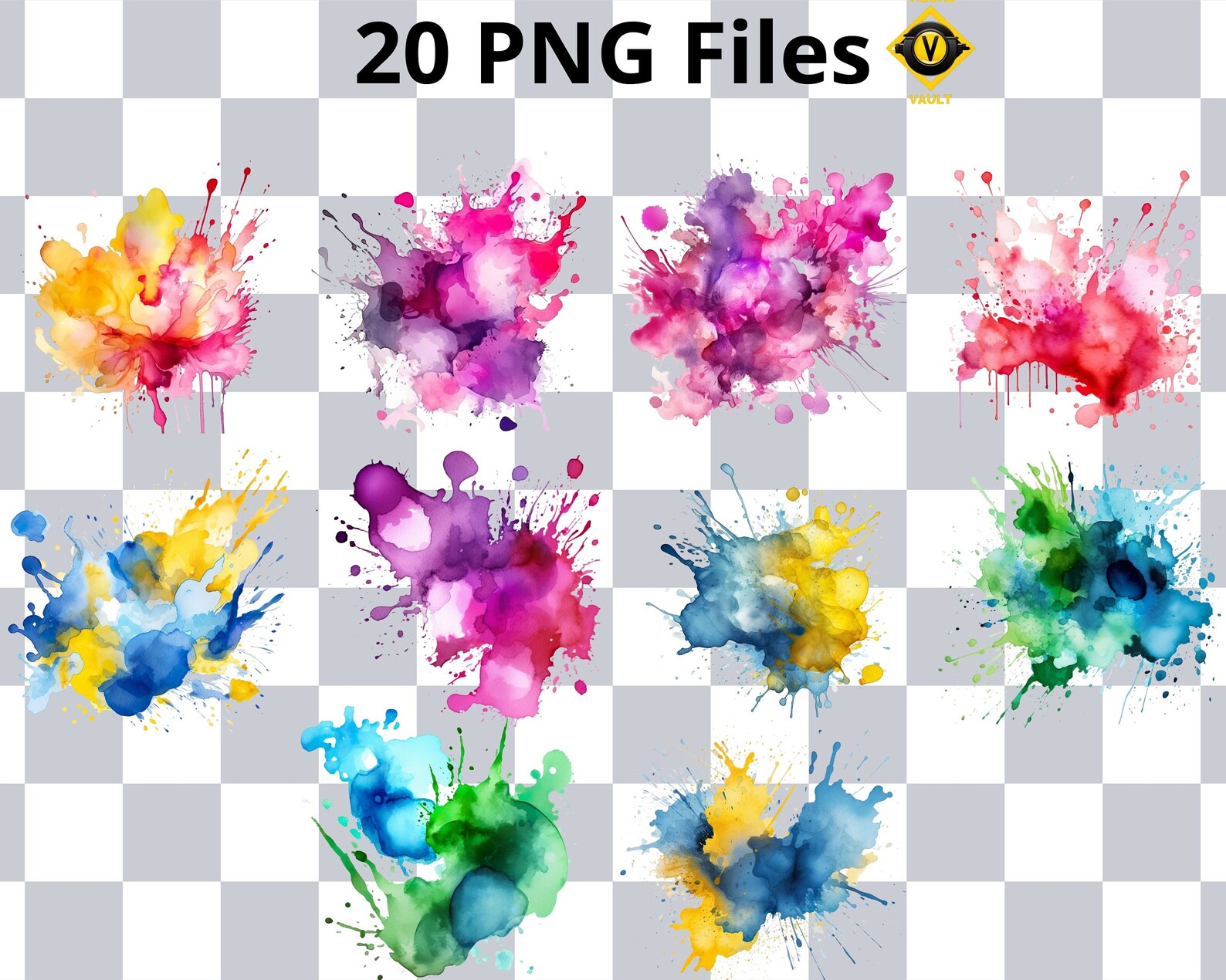 Watercolor Clip Art Commercial Use Instant Download Clip Art Color ...