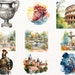 Ancient Rome Watercolor Clipart, Ancient Rome Clipart Set, Ancient Rome ...