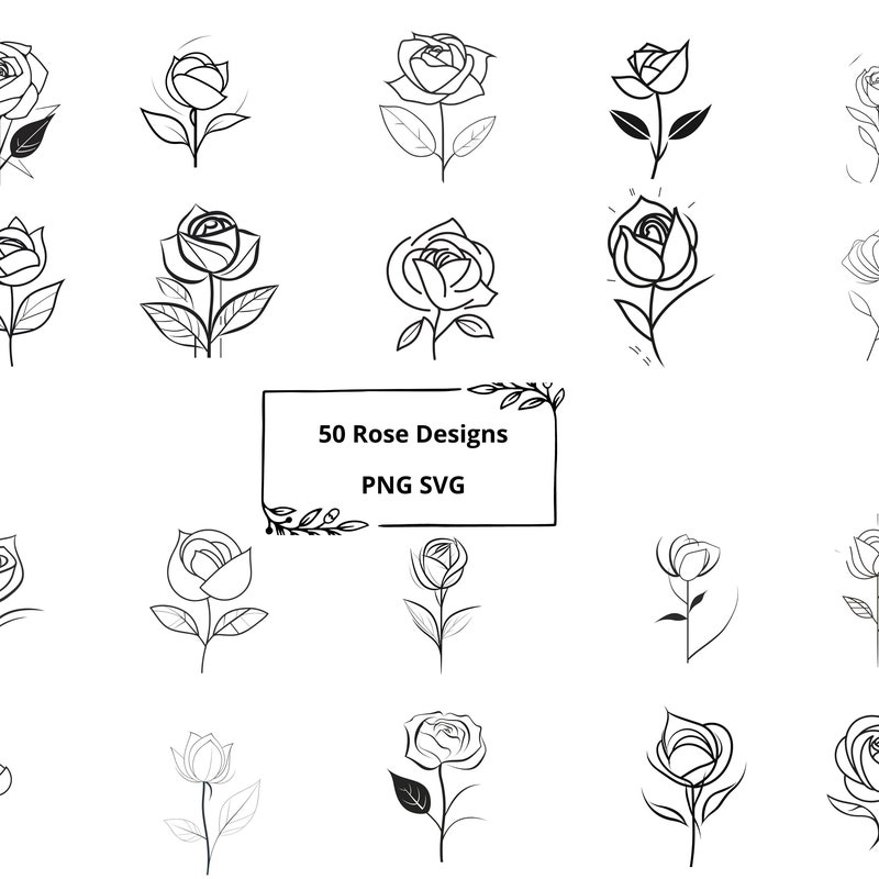 Rose Tattoo - Etsy