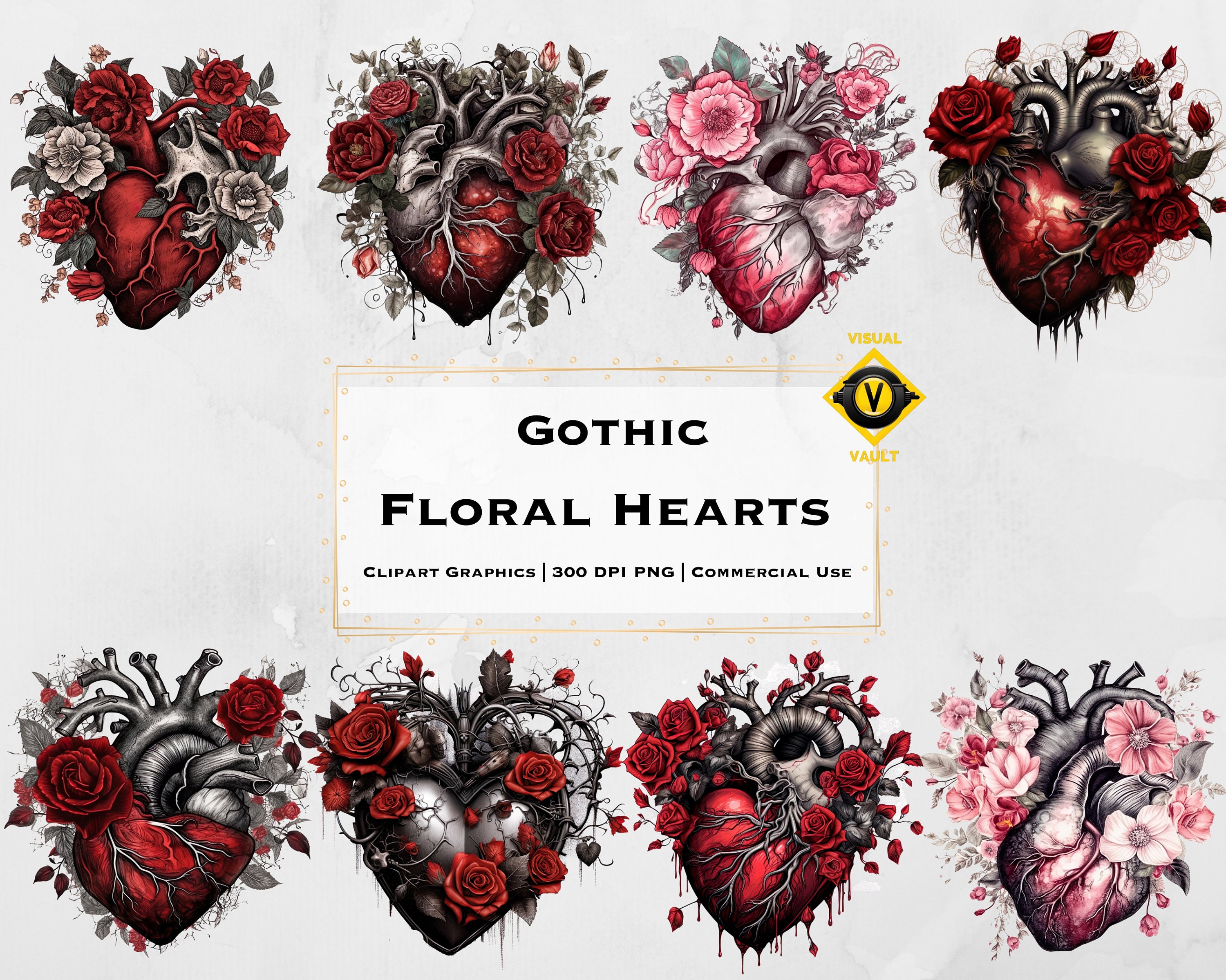 Gothic Heart Png