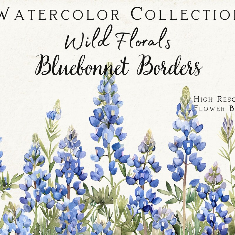 Bluebonnet Painting - Etsy