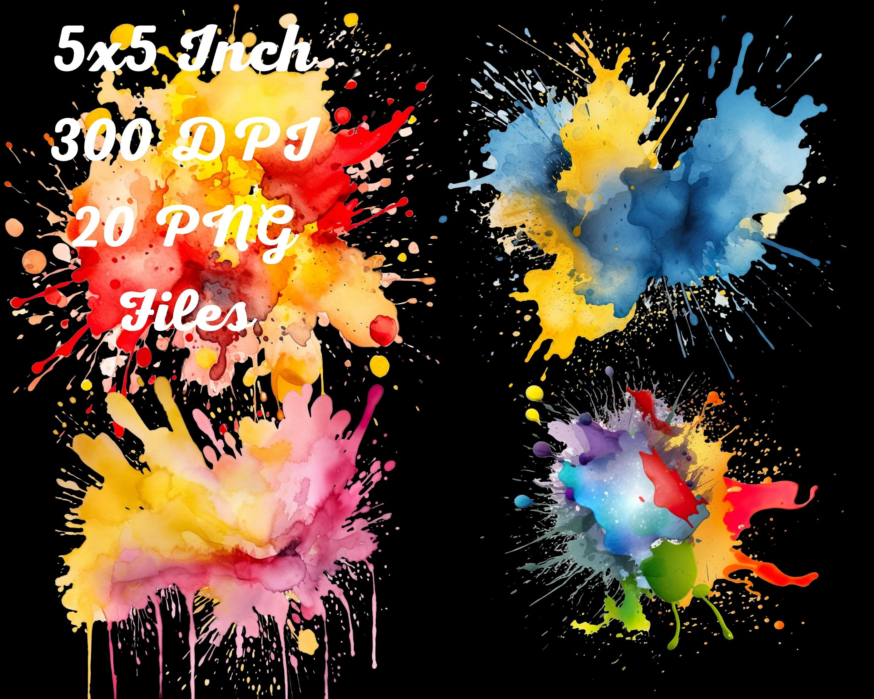 Watercolor Clip Art Commercial Use Instant Download Clip Art Color ...