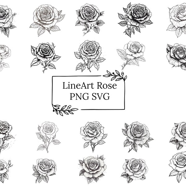 Geometric Rose Tattoo Designs - Etsy