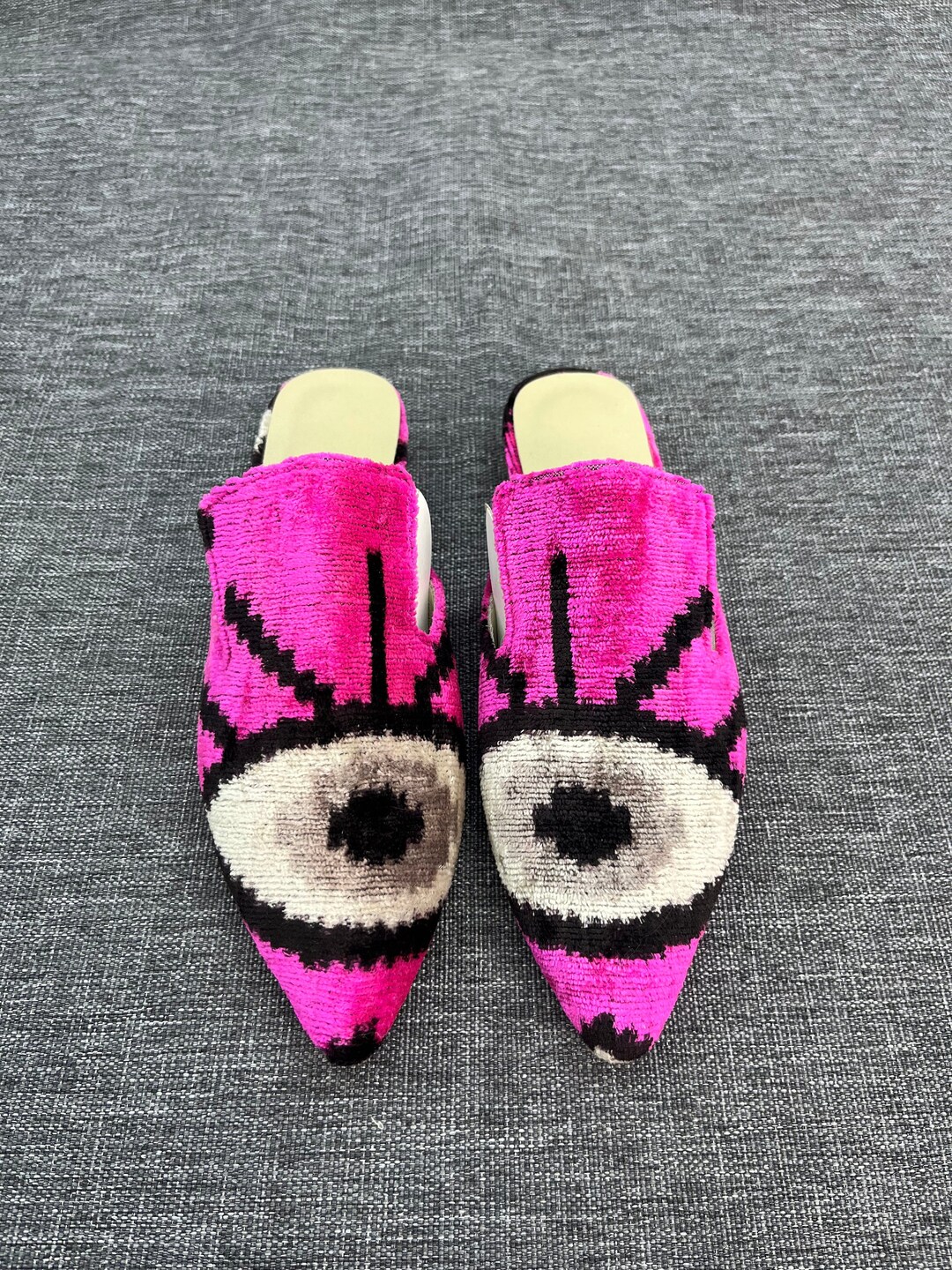 Women Slipper , Ikat Slipper , Silk Velvet Slipper , Handcraft Slipper ...