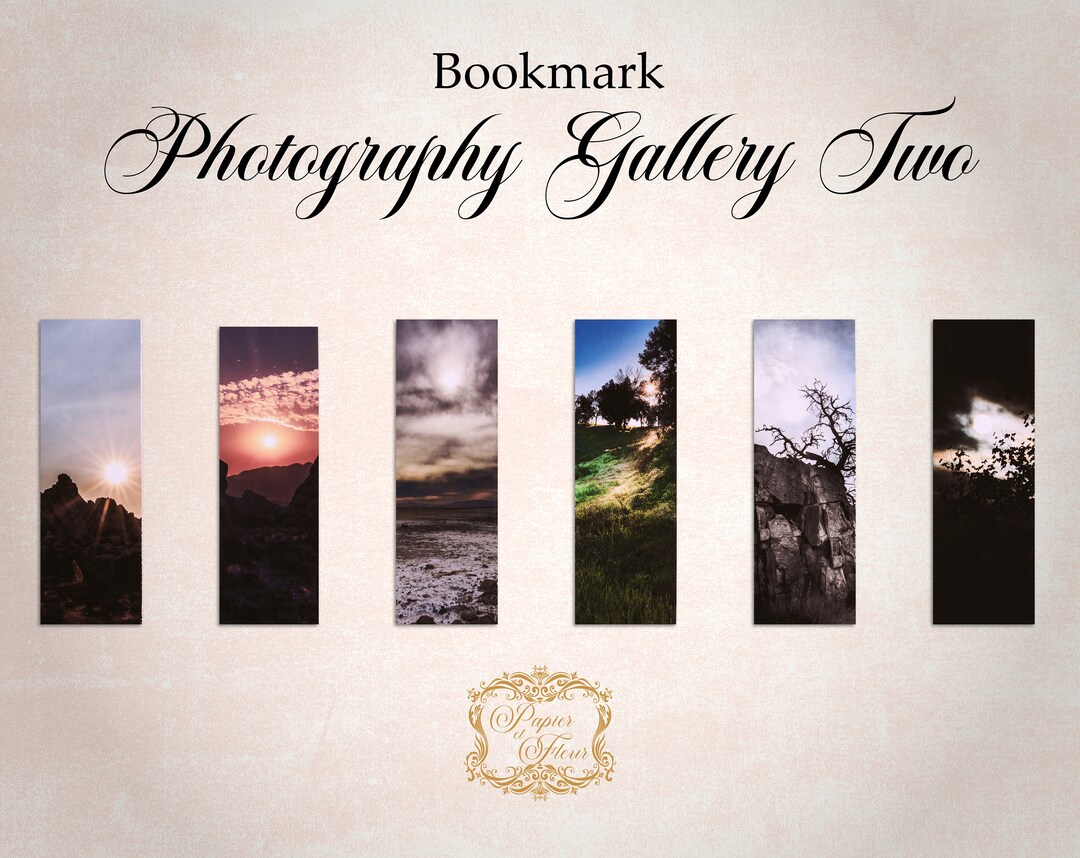 Photography Bookmarks Gallery Two Featuring Original - Etsy