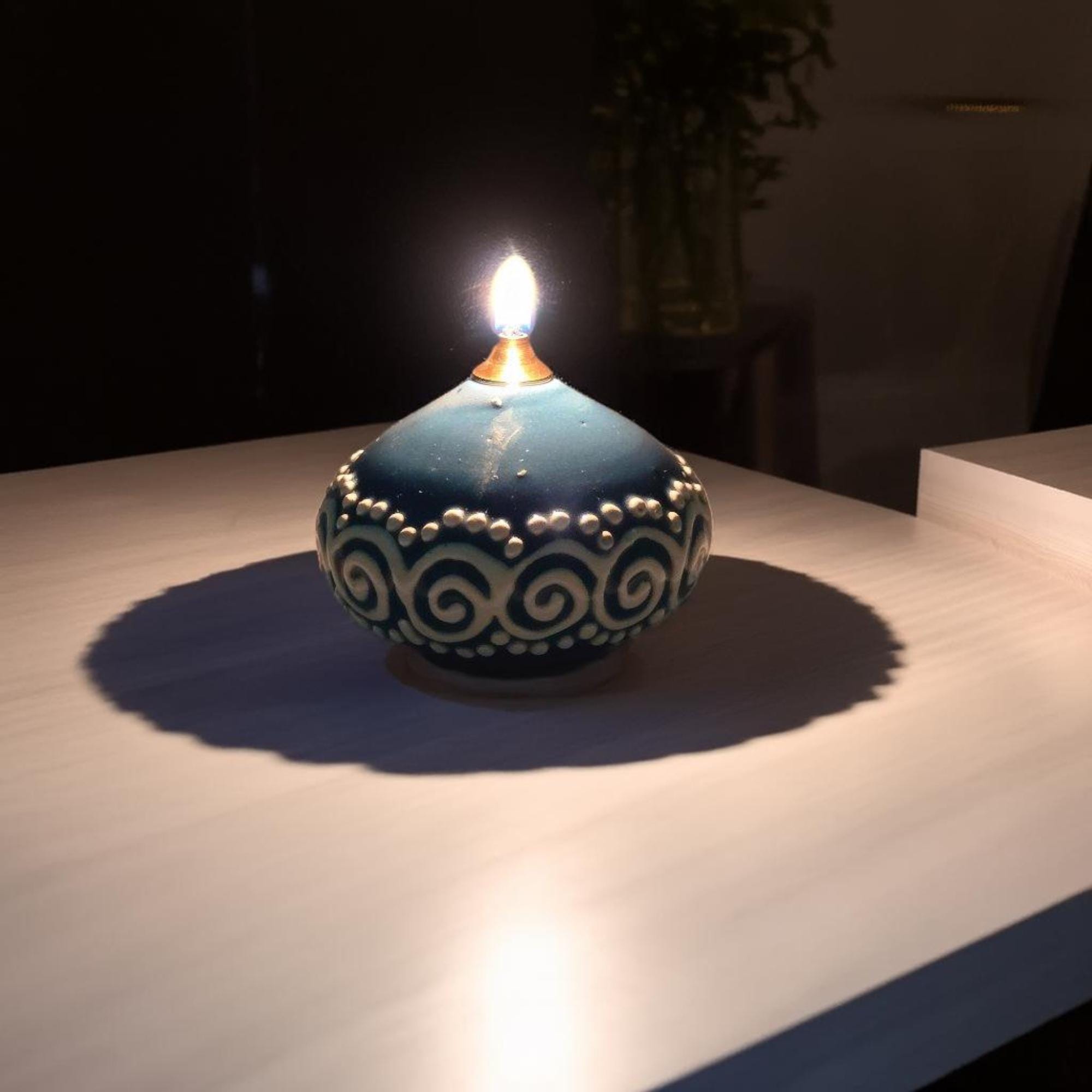 Mini Ceramic Oil Lamp for Romantic Ambiance and Festive Celebrations ...