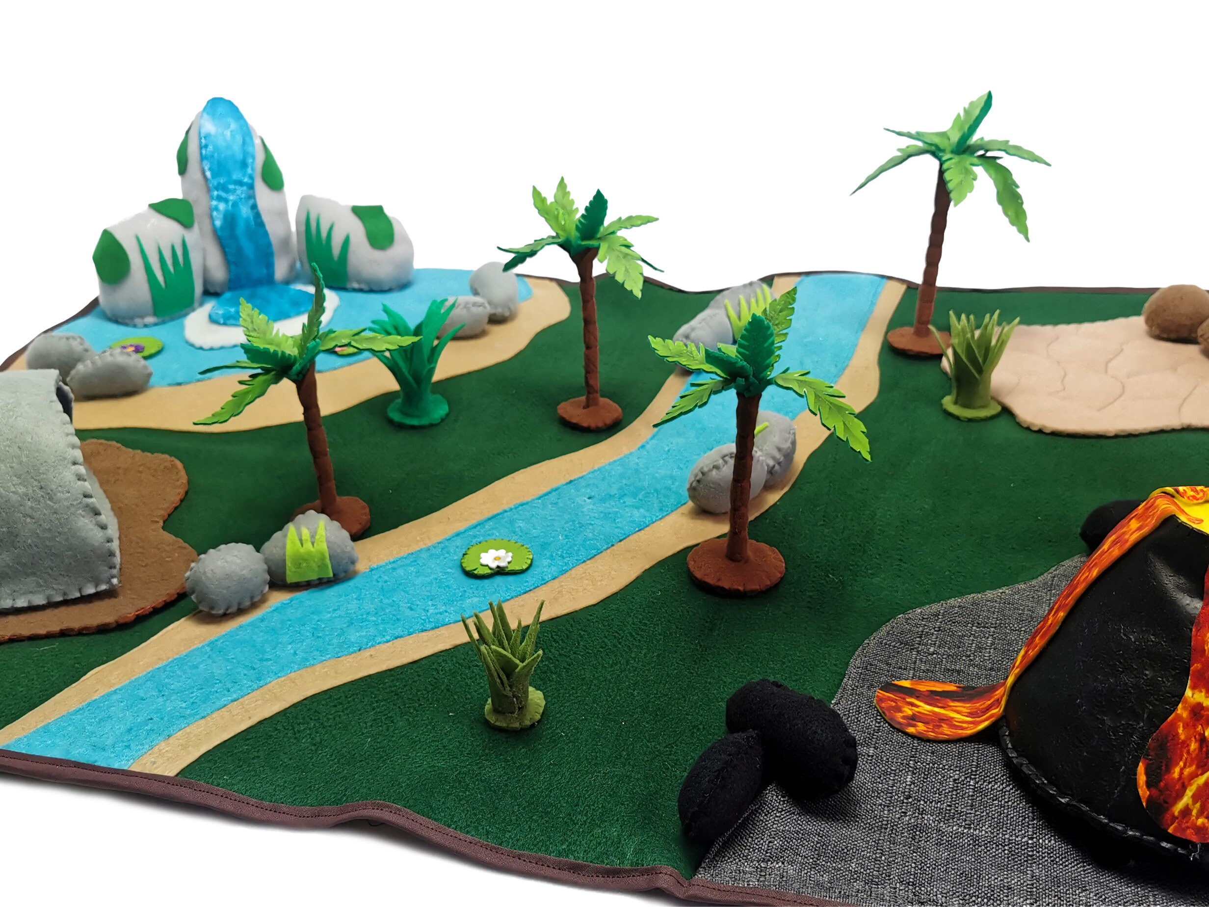 Montessori Inspired Dinosaur World Playmat - Etsy